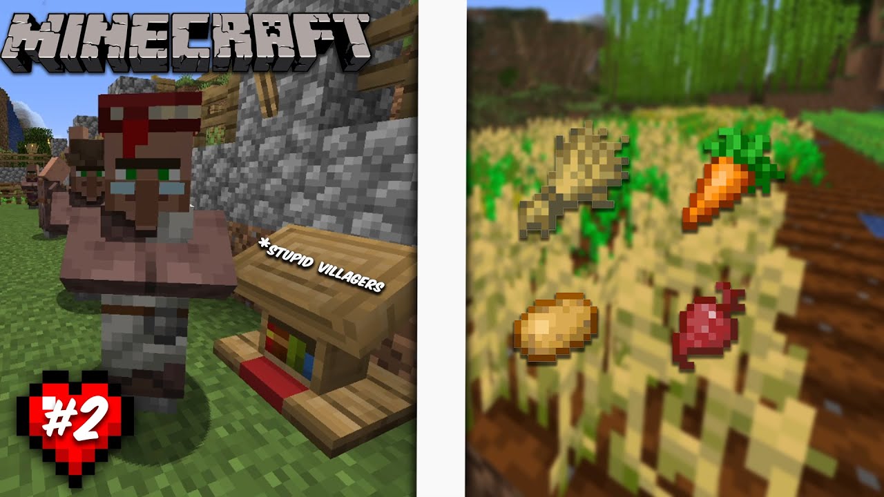 I Build Villager Trading/ Breeding Hall And Some Other farm In ...