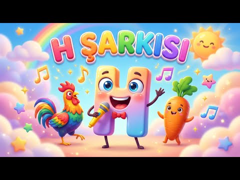 H SESİ ŞARKISI 🎵 H Harfini Şarkılarla Öğreniyoruz | Çocuk Şarkıları 2025