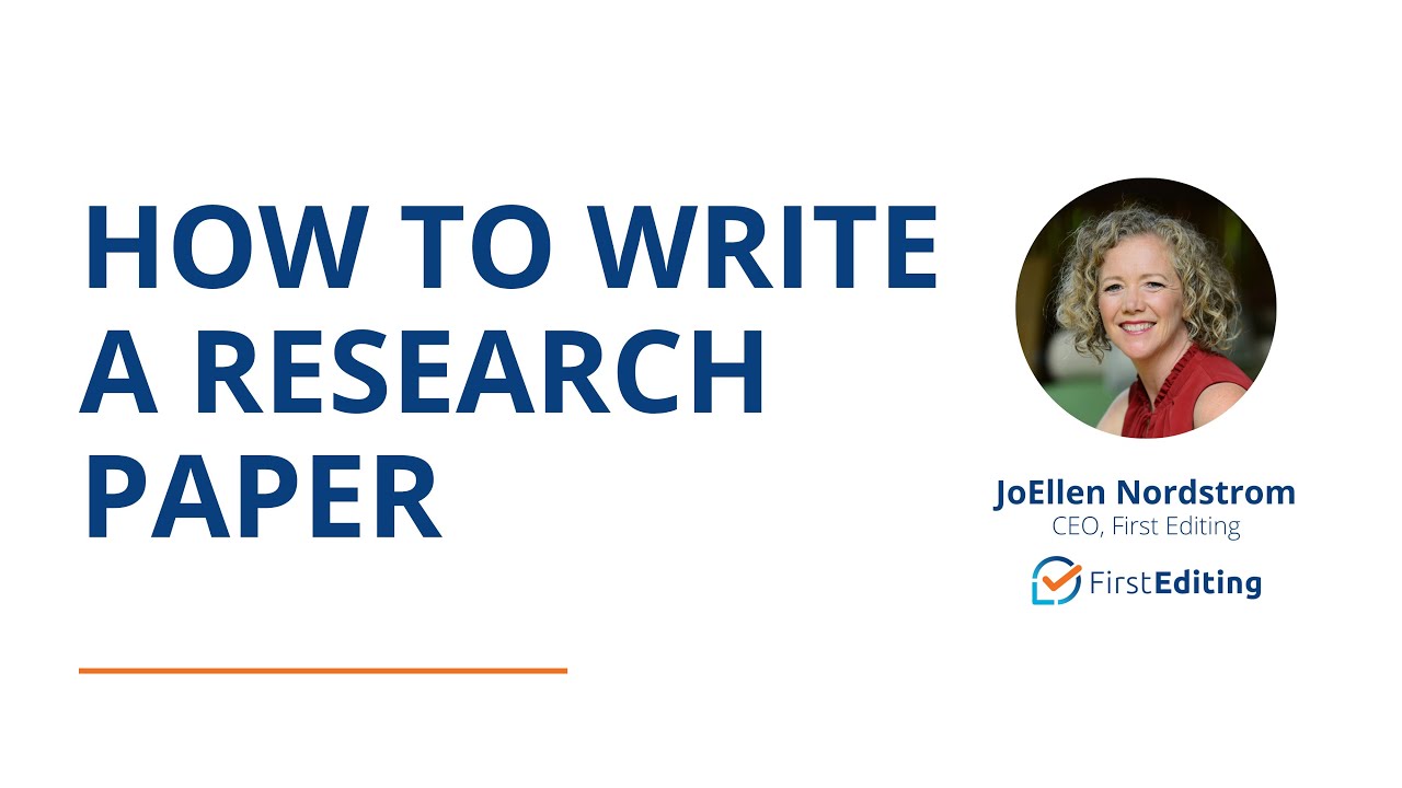 How To Write A Research Paper - YouTube