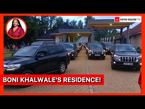 Senators FLOCK Boni Khalwale's Kakamega Home to give their condolences after the death of his Wife