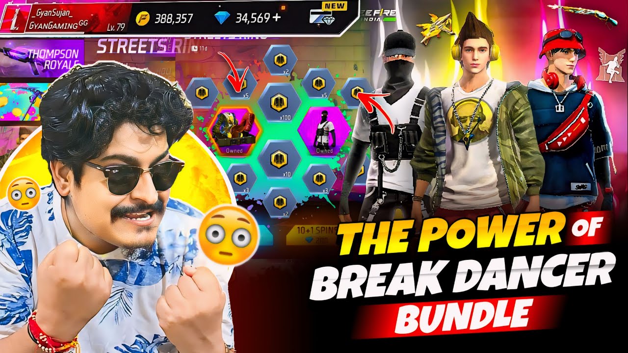 The Power of Break Dancer Bundle😍 Solo Vs Squad Gameplay in Kalahari ...