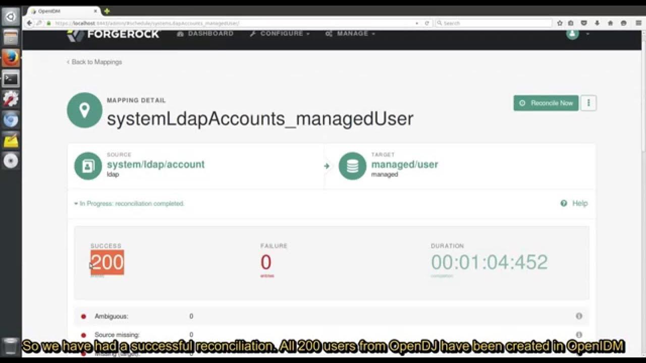 Installation of ForgeRock OpenIDM 4 and Configuration of OpenDJ as its ...