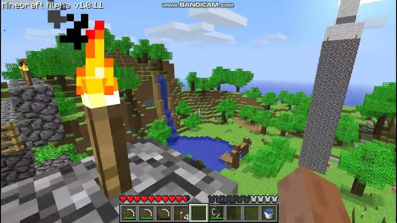Minecraft Alpha 1.0.11 I found my old world and I want to share it ...