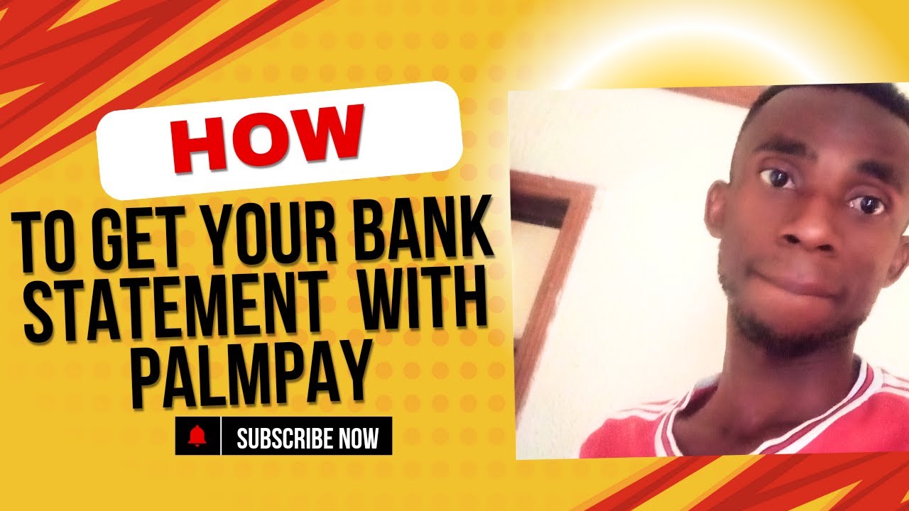 How to get bank statements with palmpay - YouTube