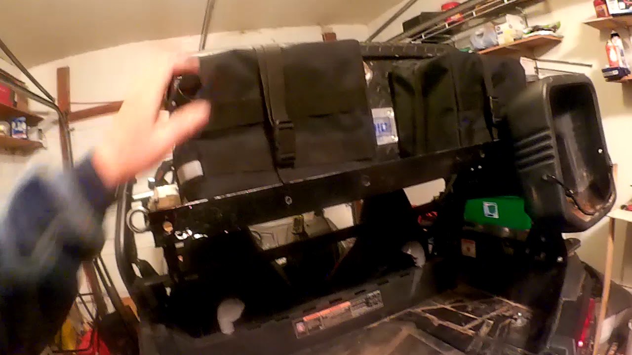 2017 Polaris RZR 570 LE Trail DIY Cargo Rack - YouTube