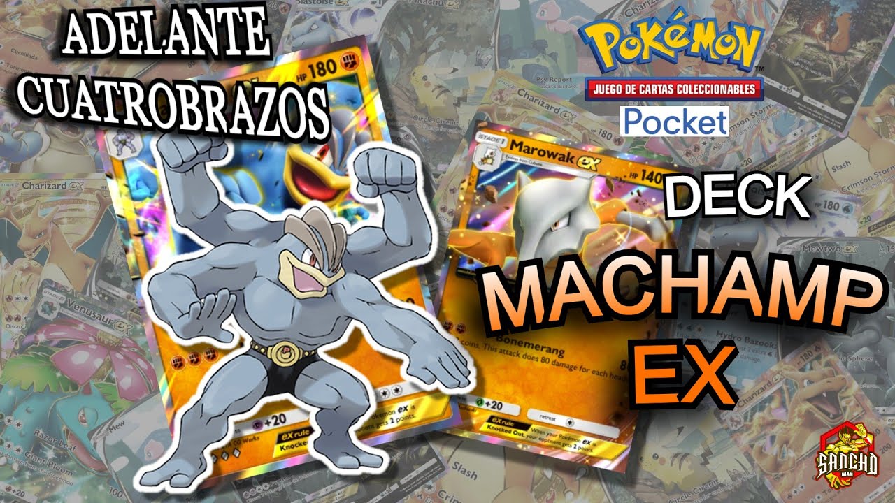 DECK MACHAMP EX | ADELANTE CUATROBRAZOS¡¡¡¡ | POKEMON TCG POCKET ...
