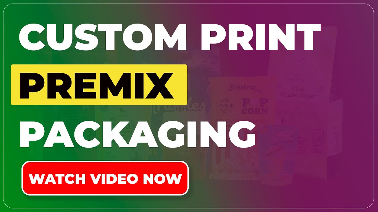 Explore the world of custom print premix packaging solutions by ...