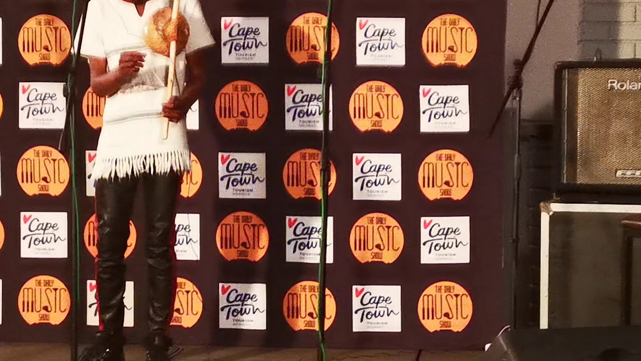 Odwa performing on traditional khoisan instrument - YouTube