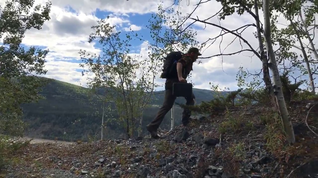 Moosehide Slide Dawson City - YouTube