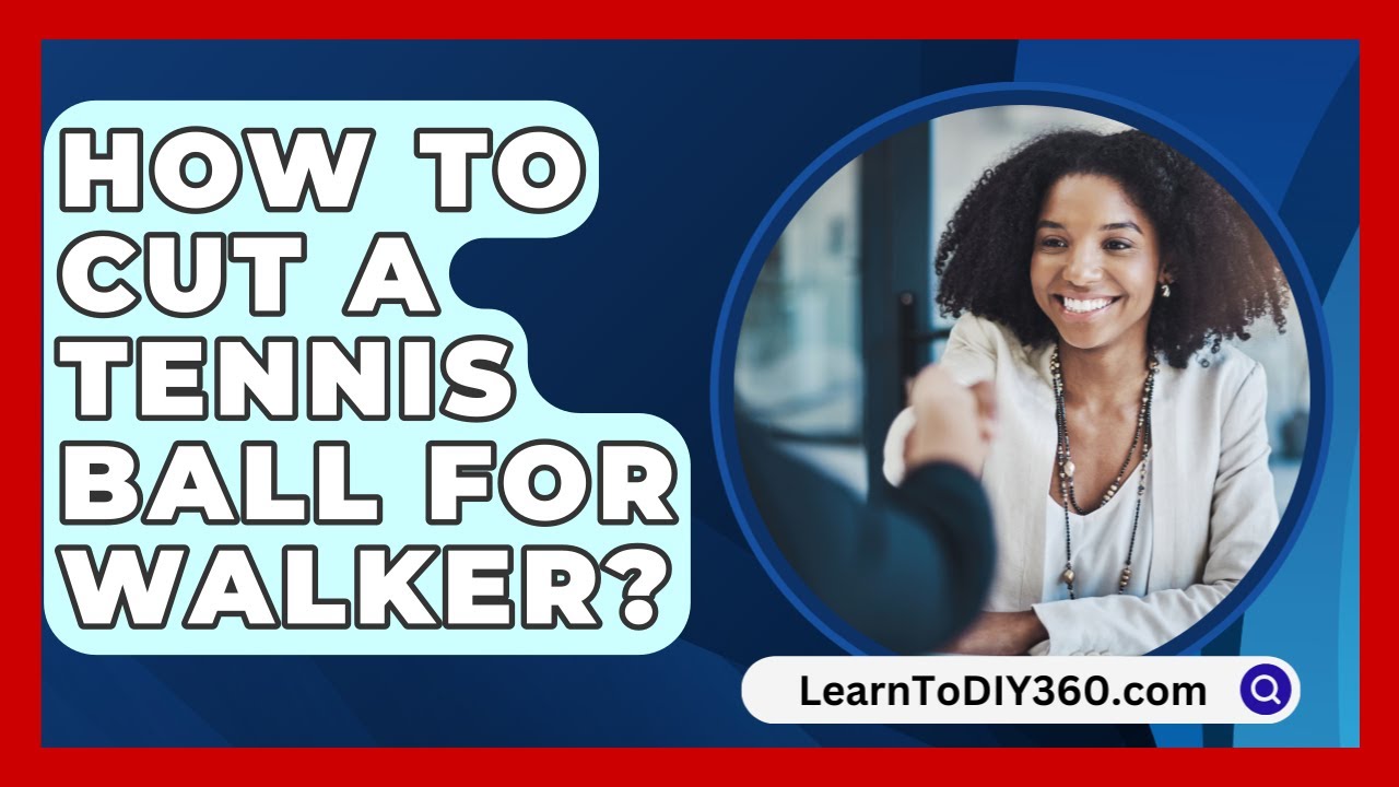How To Cut A Tennis Ball For Walker? - LearnToDIY360.com - YouTube