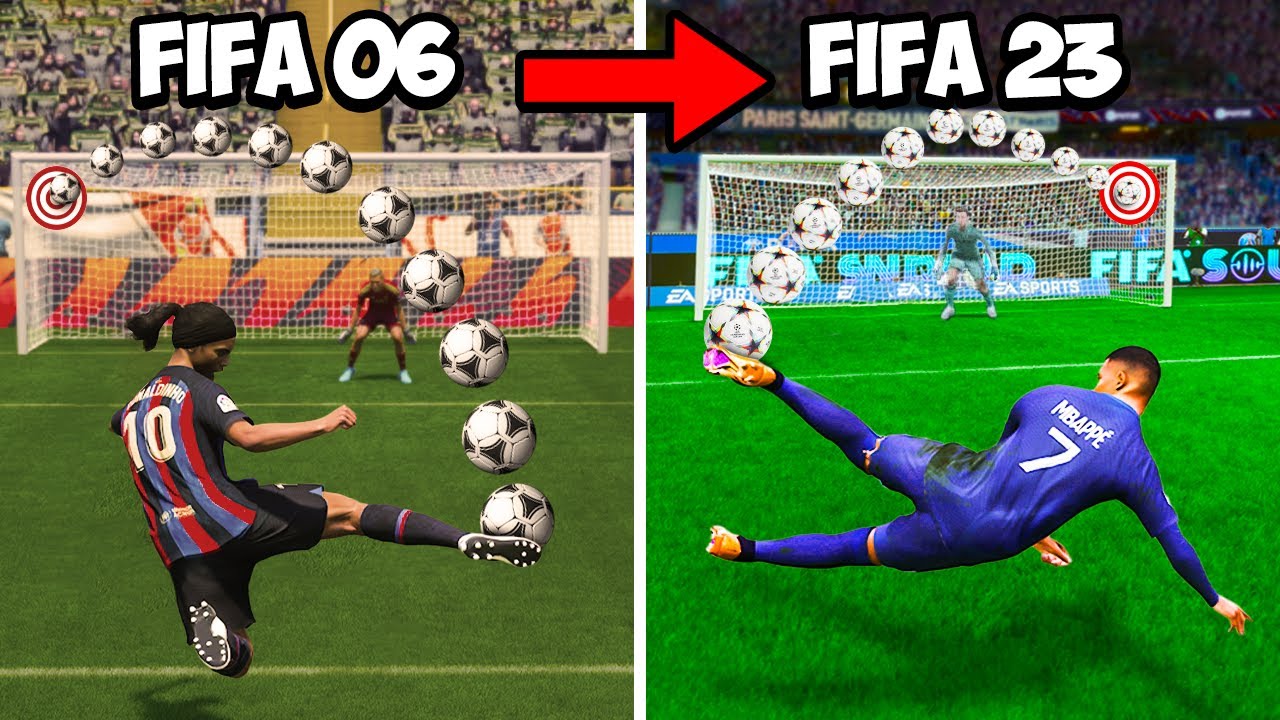 1 INSANE Goal With Every FIFA Cover Star! - YouTube