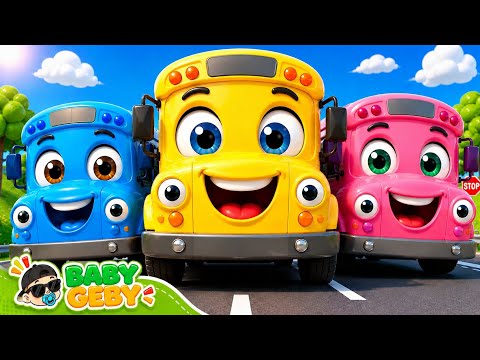 Wheels On The Bus | Baby Geby | Nursery Rhymes & Kids Song