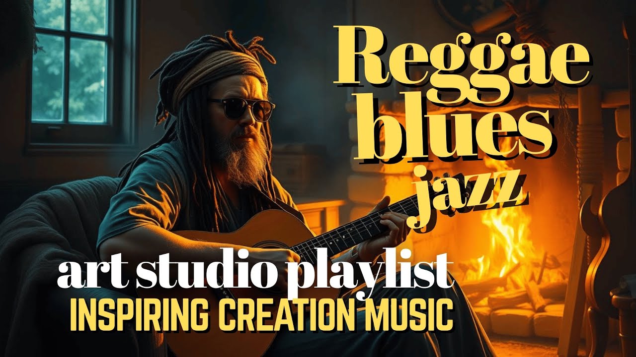 The Artist’s Studio Soundtrack • 2 Hours Reggae Jazz Blues • Where ...
