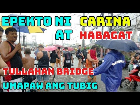 EPEKTO BAGYONG CARINA AT HABAGAT MARAMI LUGAR BINAHA DITO SA LUZON ...