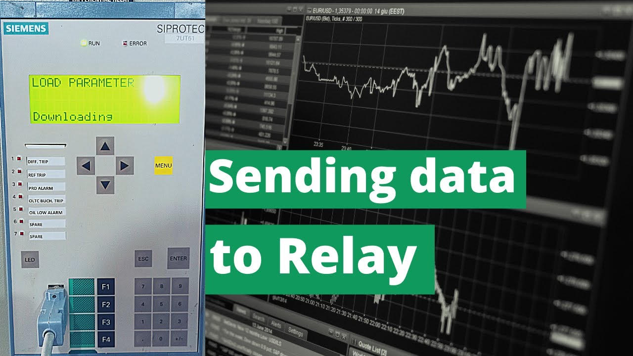 Sending data to Relay__SIPROTEC 7UT61 - YouTube
