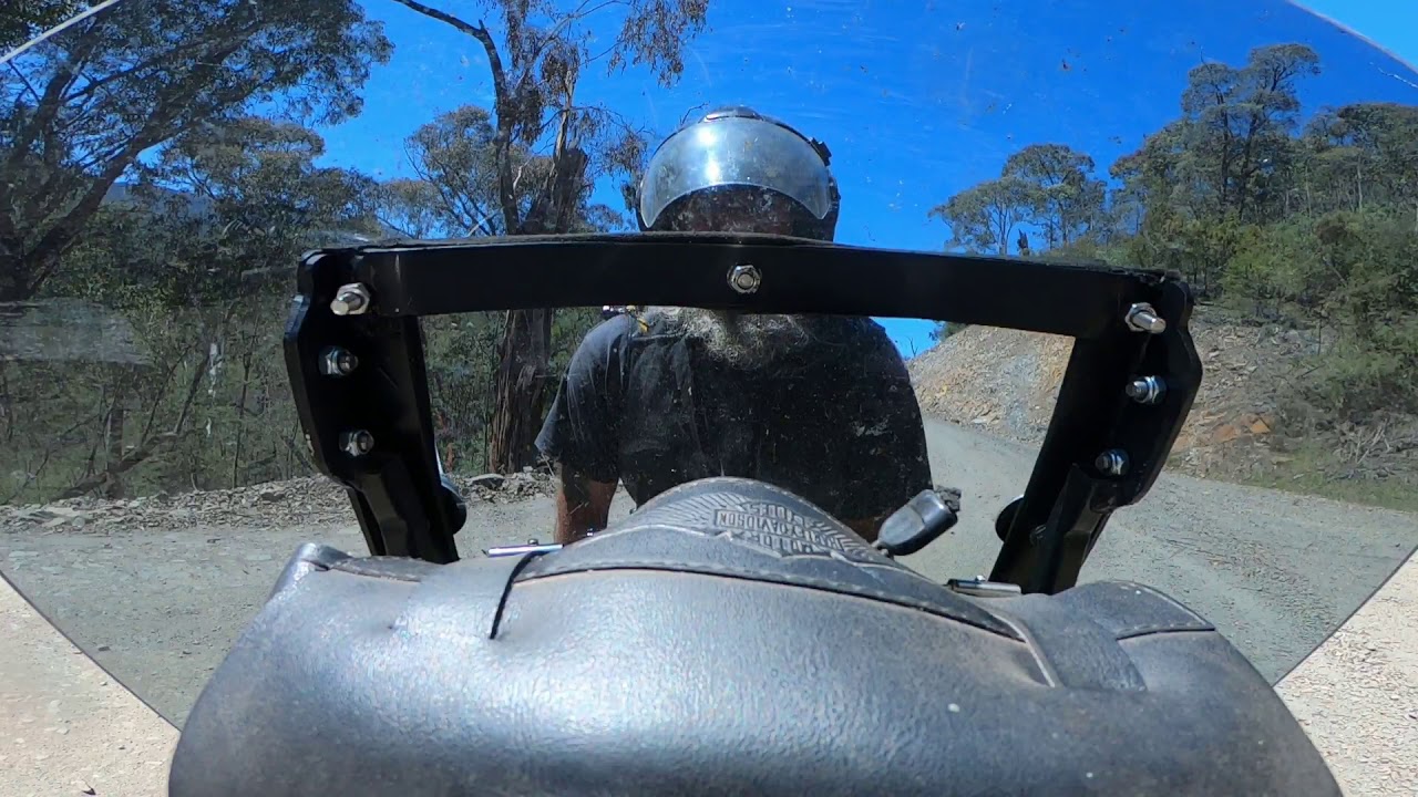 Harley crashes on dirt road - YouTube