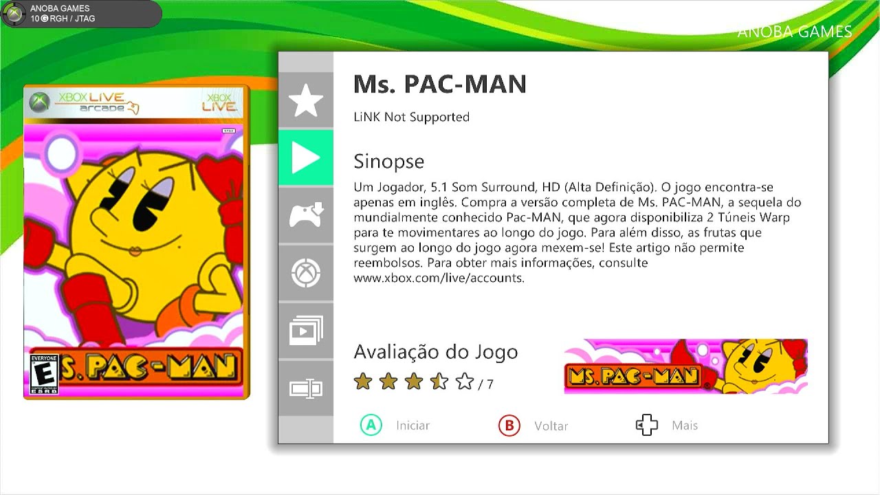 Ms. Pac-Man (Xbox 360) - YouTube