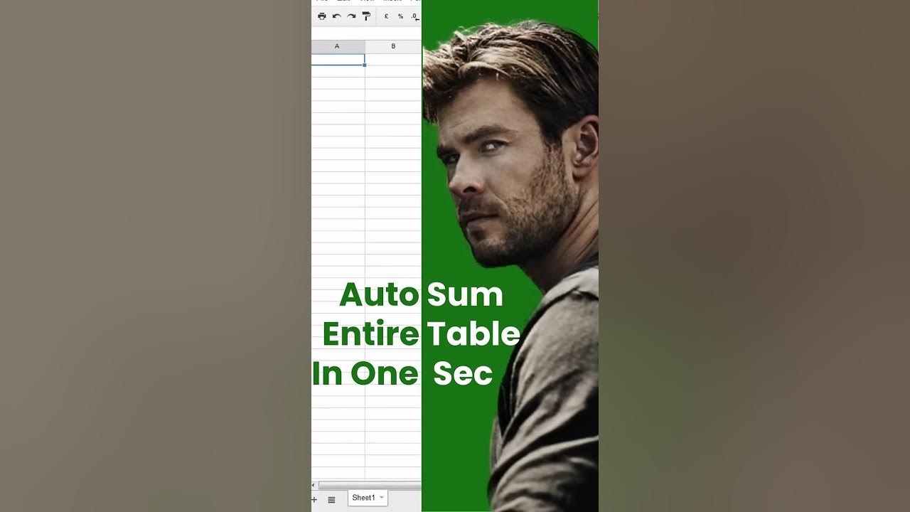 How to Auto Sum Excel Trick - YouTube