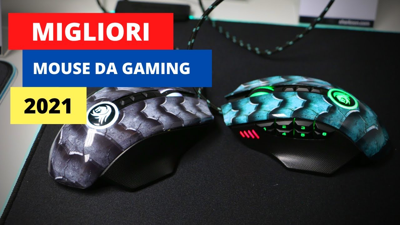 I 7 migliori MOUSE DA GAMING 2021 - "Dai più economici ai..." - YouTube