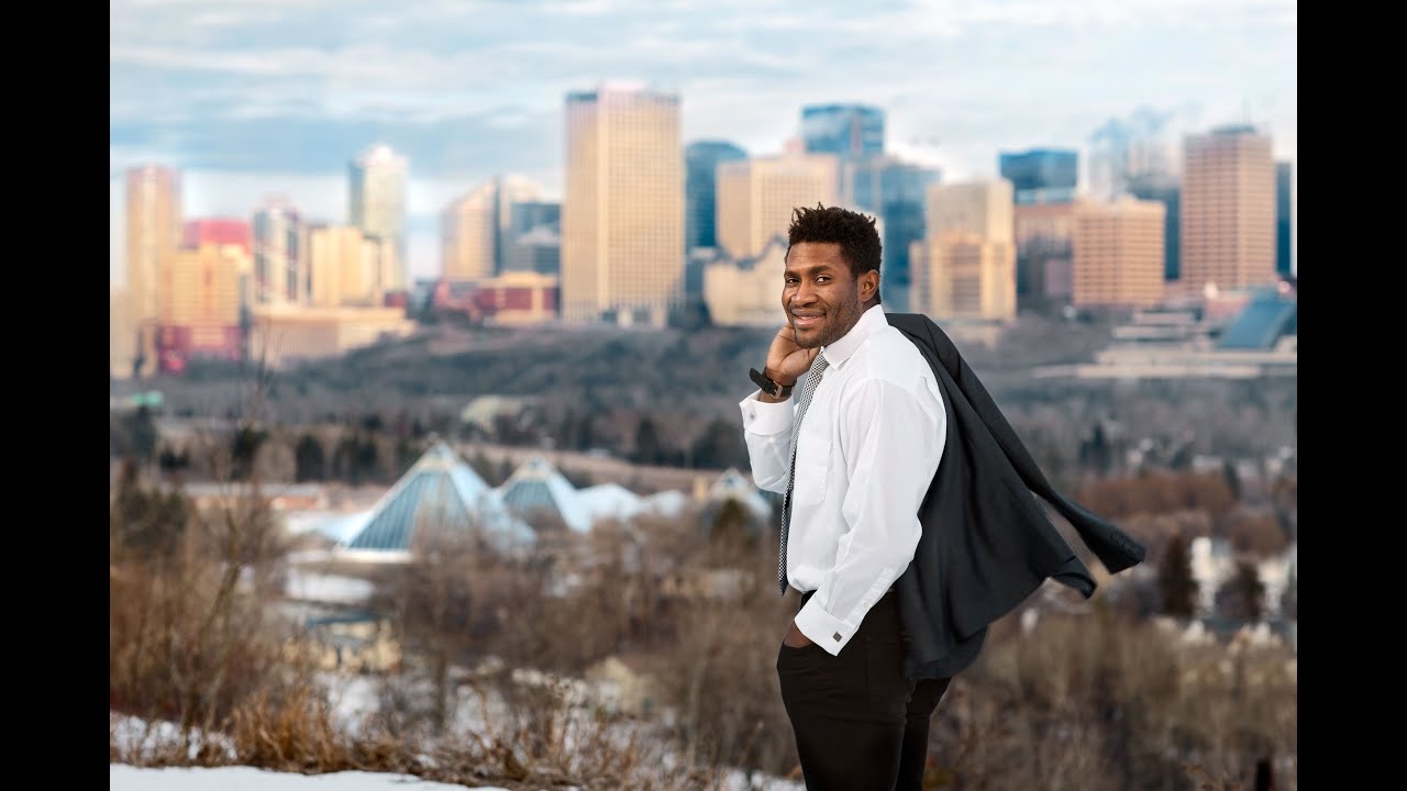 NAIT business grad and hockey star ready to take on the world - YouTube