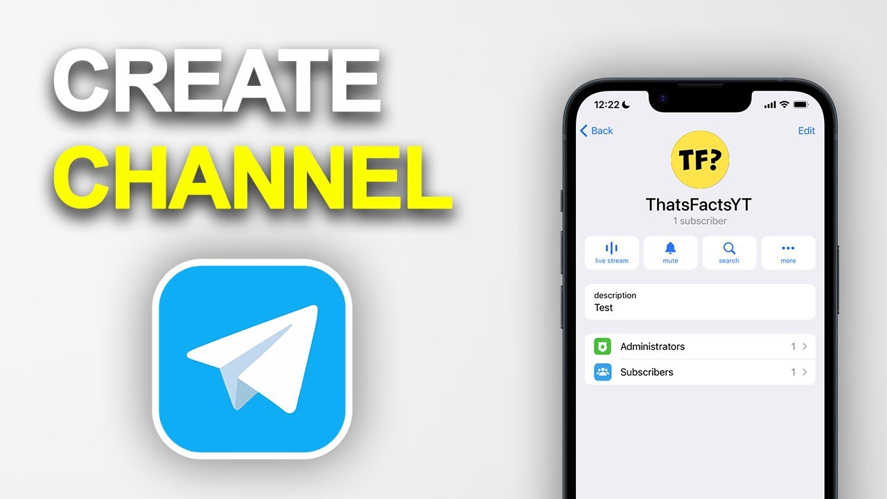 How To Create Telegram Channel - YouTube