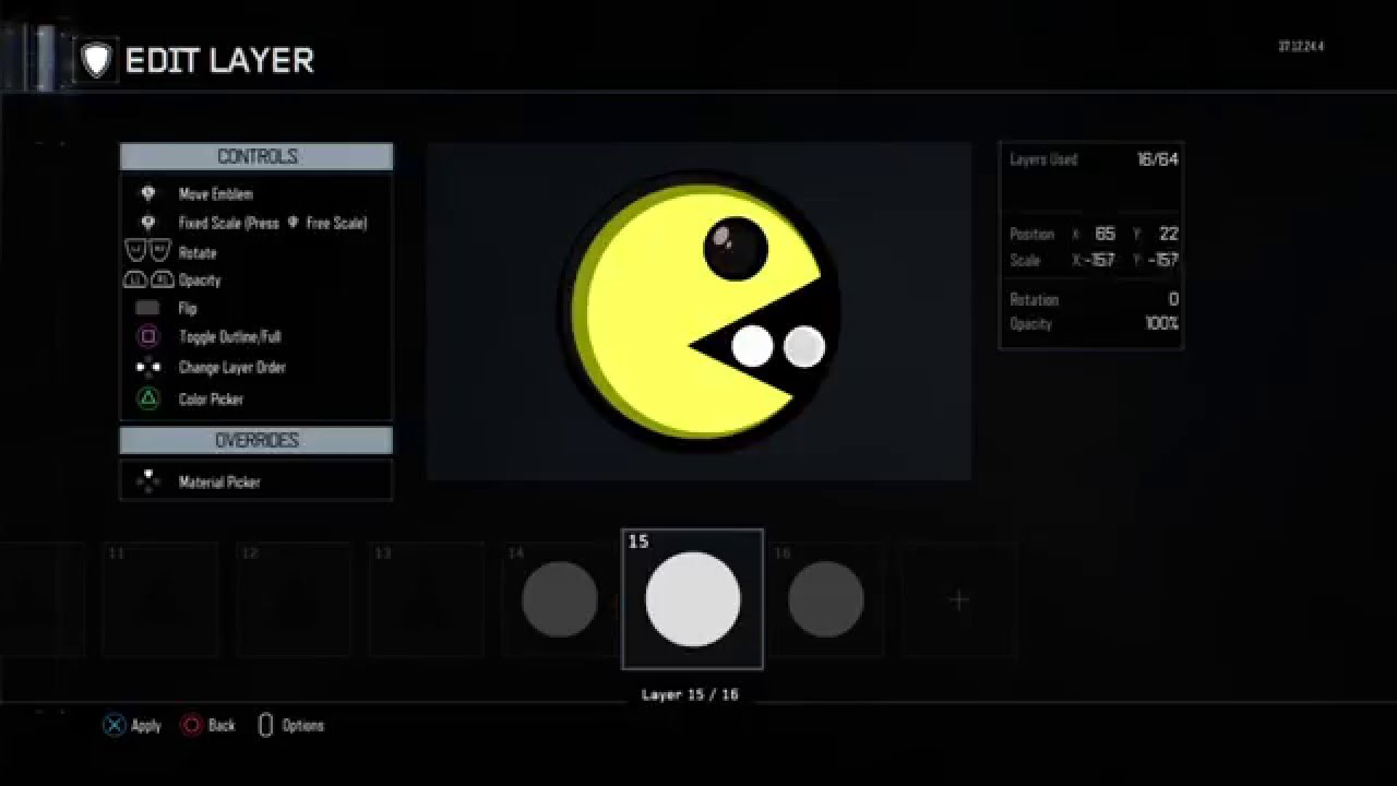 Black ops 3 Pac-Man emblem tutorial quick and easy emblem - YouTube