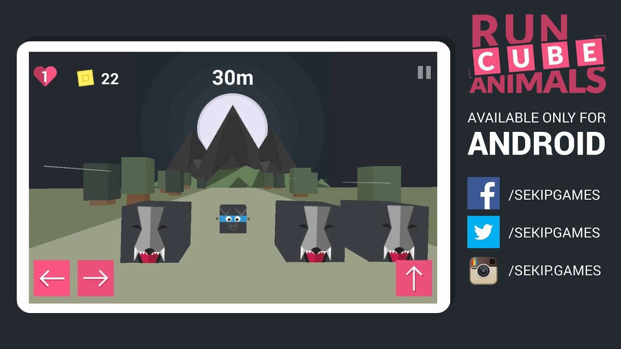Run, Cube Animals | Android Arcade Game - YouTube