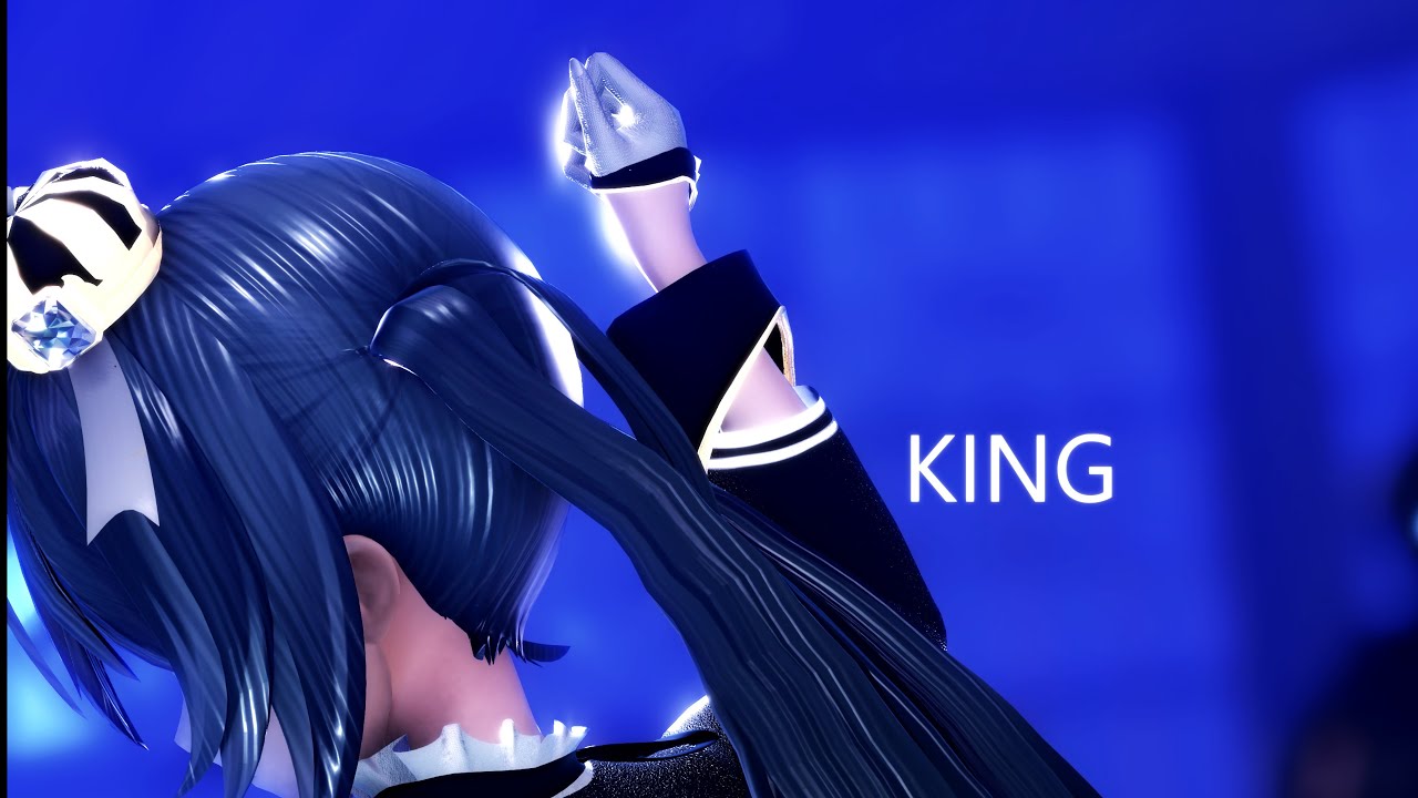 【MMD】KING / YYB式初音ミク Crown Knight【Ray-MMD 4K60fps】 - YouTube