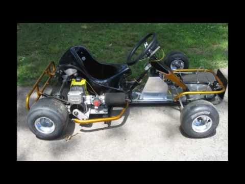 1973 Meyers Lancer Vintage Go-Kart Shakedown - YouTube