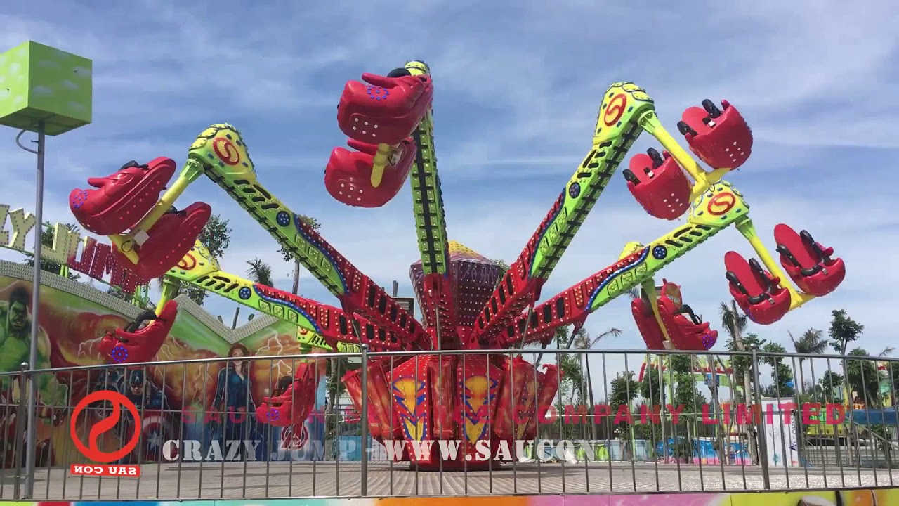 Crazy Jump - Trò Chơi Cảm Giác Mạnh - Công ty TNHH Sấu Con - YouTube