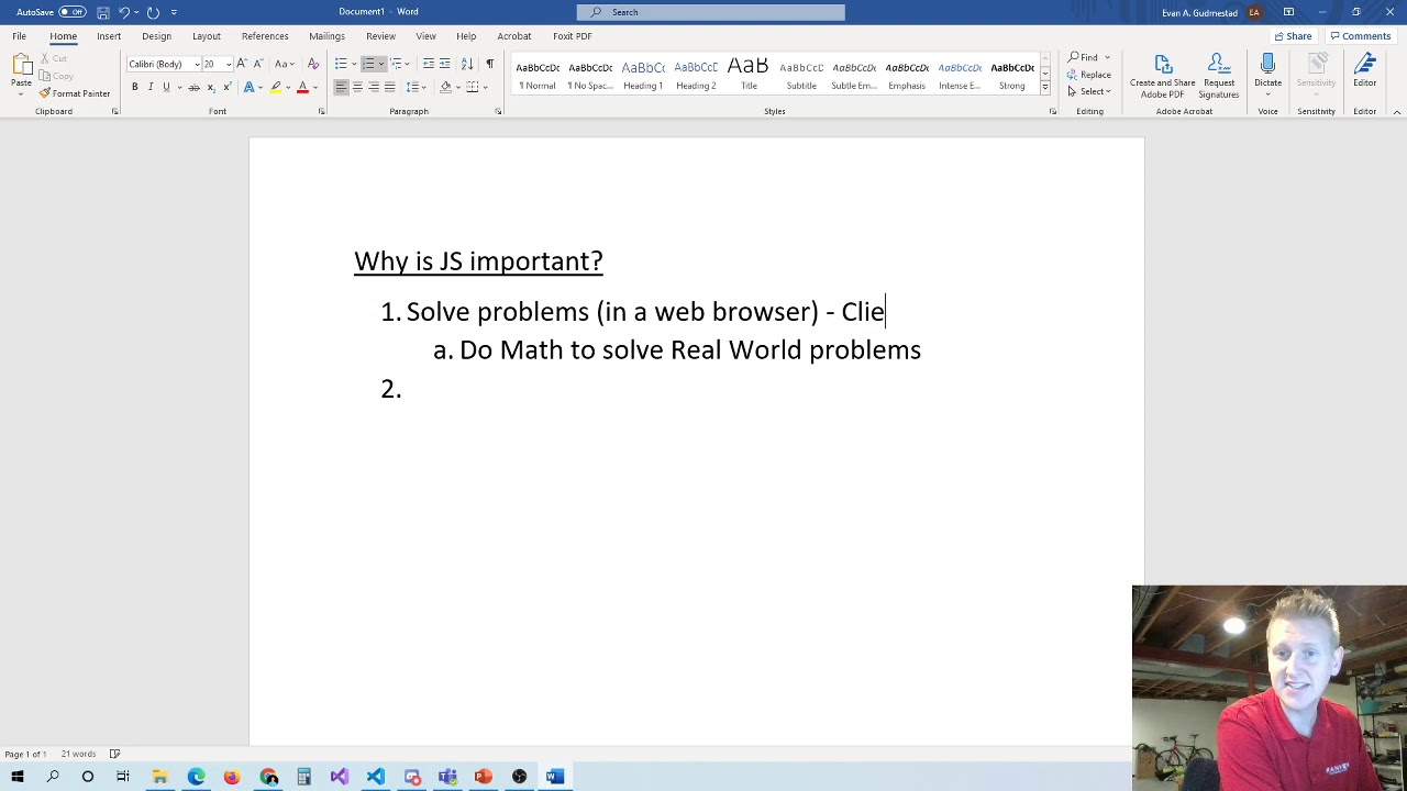 JavaScript Fundamentals (CH2) - YouTube