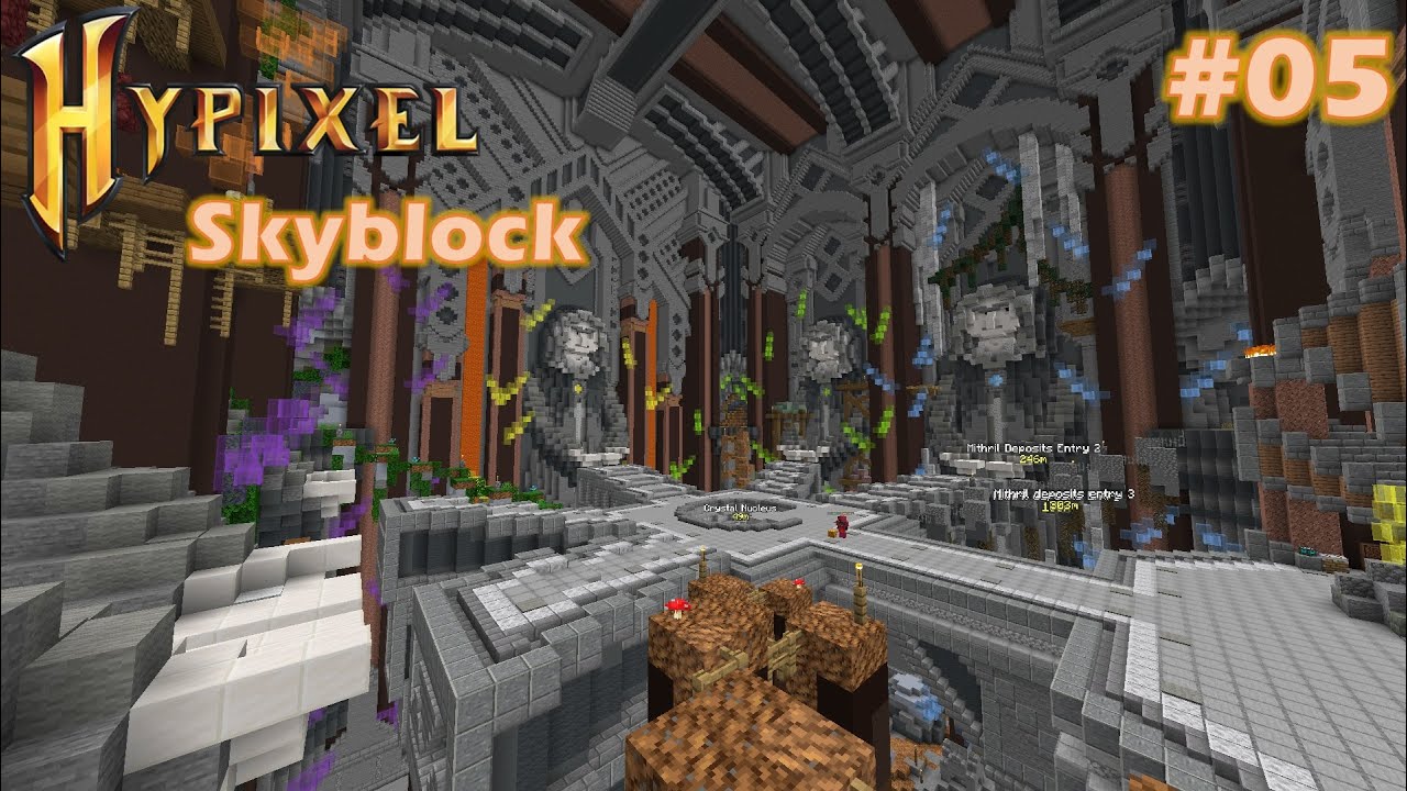 Aspect of the Void und gut Geld in den Crystal Hollows - Minecraft Hypixel Skyblock #05 - YouTube
