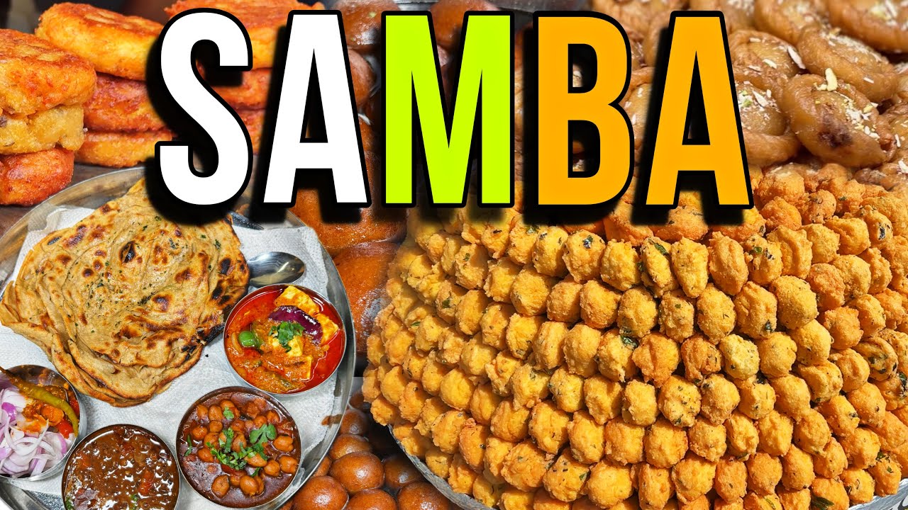 Ultimate Food Adventure in SAMBA | Legendary TIKKI KULCHA, Dhaba Style ...