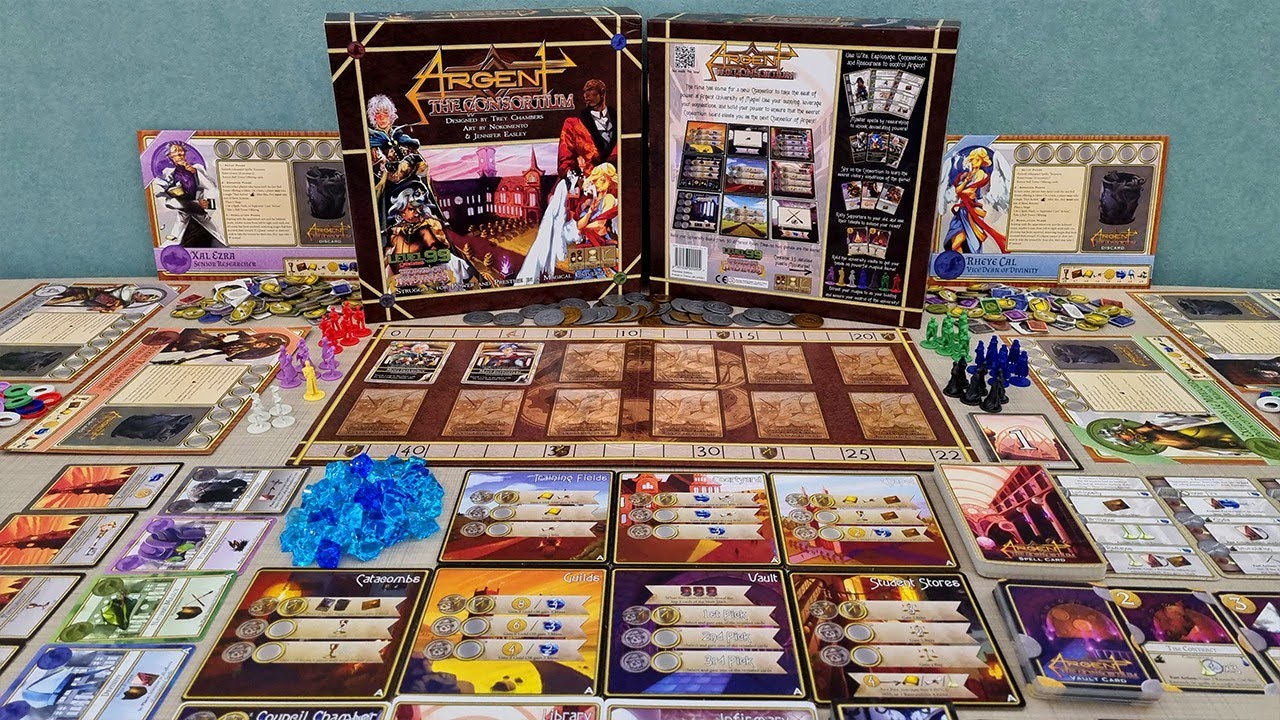 Argent: The Consortium - Kutu Oyunu Açılımı Falan - ASMR Board Game ...