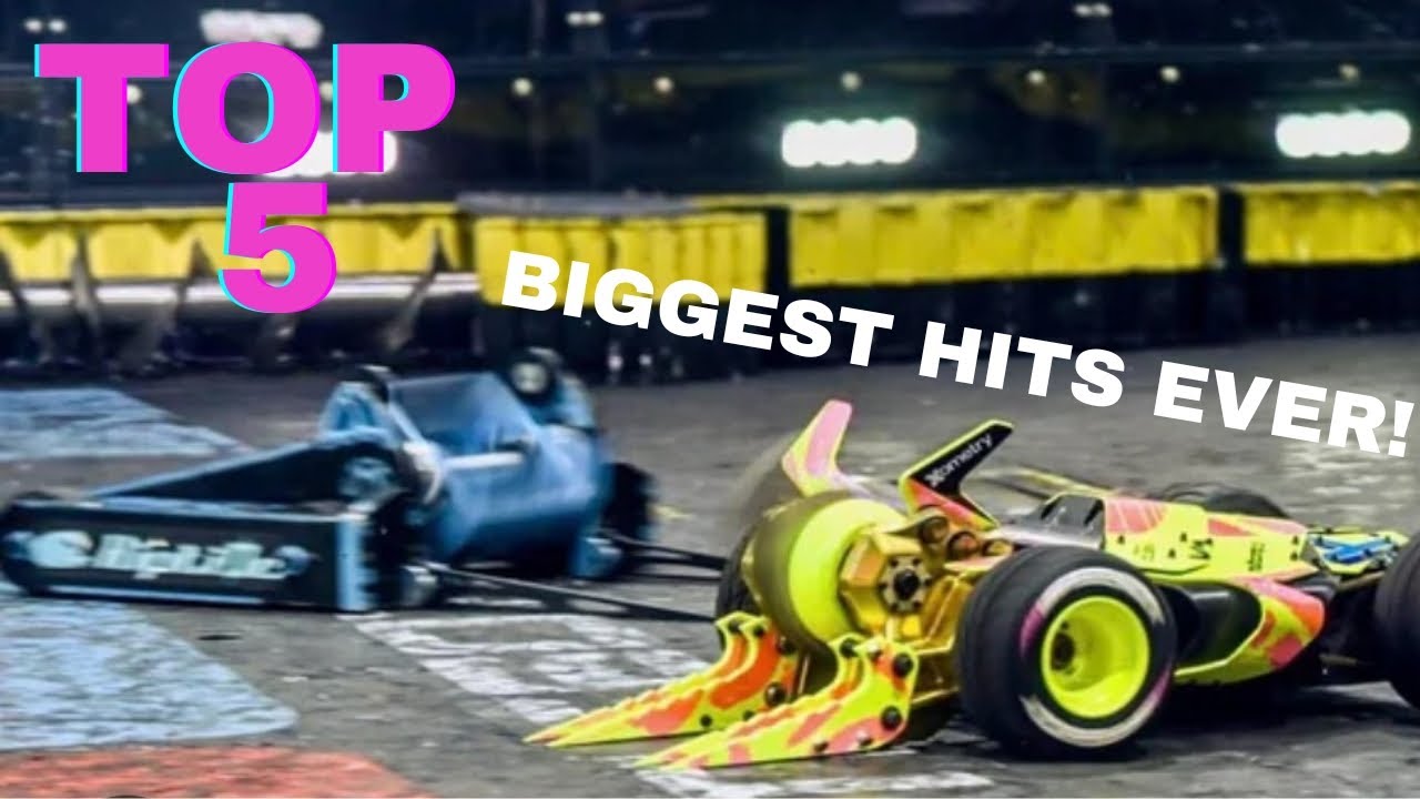 TOP 5 BIGGEST HITS IN BATTLEBOTS HISTORY! - YouTube