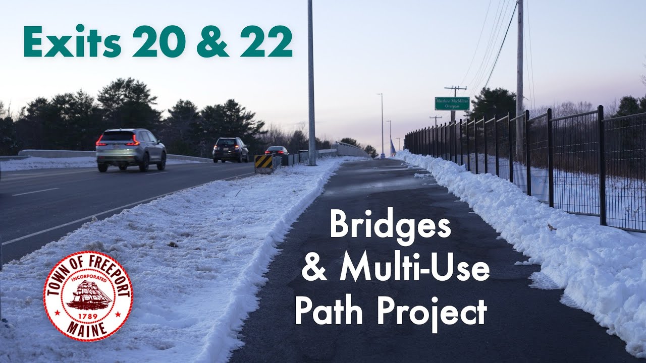 Exits 20 & 22 Bridges & Multi-Use Path Project - YouTube