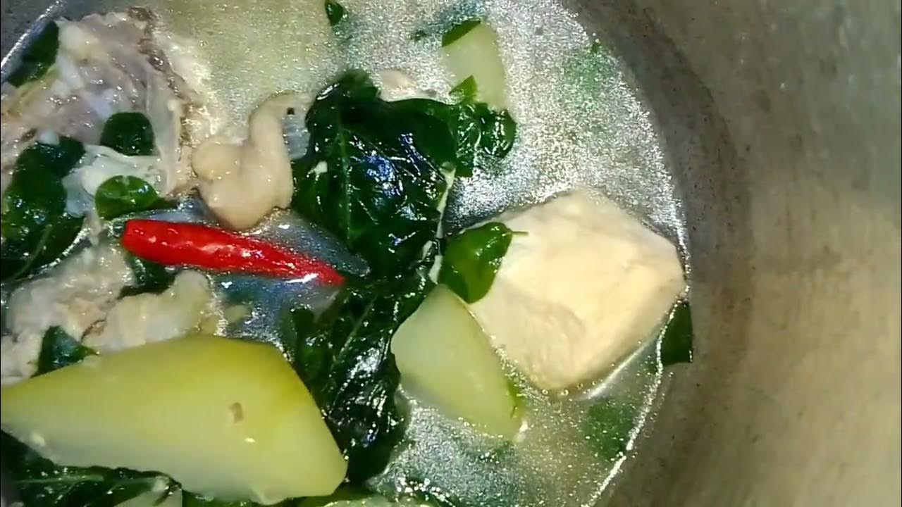 masarap na tinolang manok eating time.. - YouTube
