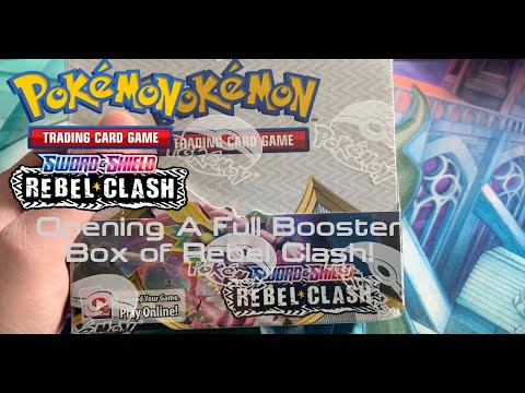 Opening A Full Rebel Clash Booster Box - YouTube