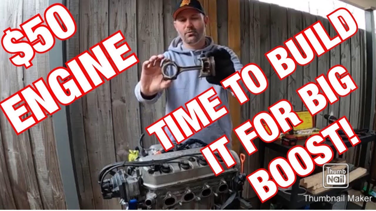 NEW $50 ENGINE EK Civic D16Y4 TURBO BUDGET BUILD VLOG Ep41 - YouTube