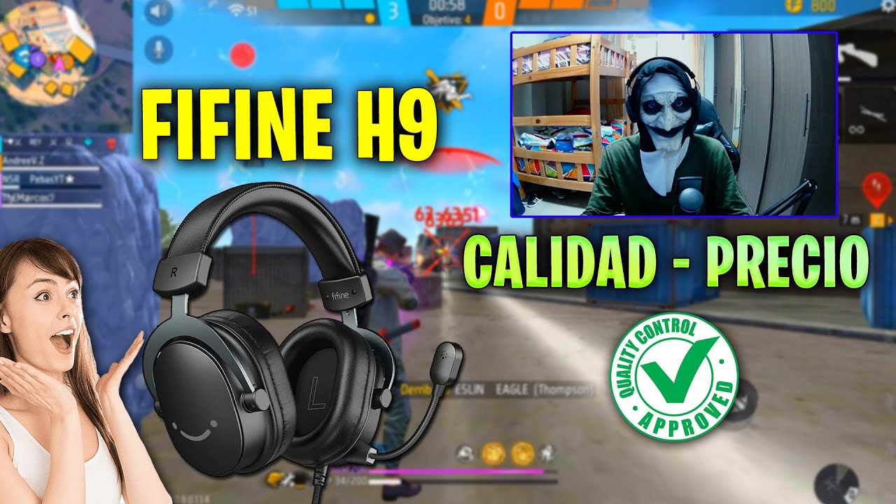 🚨 MEJORES AUDIFONOS GAMING CALIDAD PRECIO FIFINE H9 - LLEVA A OTRO ...