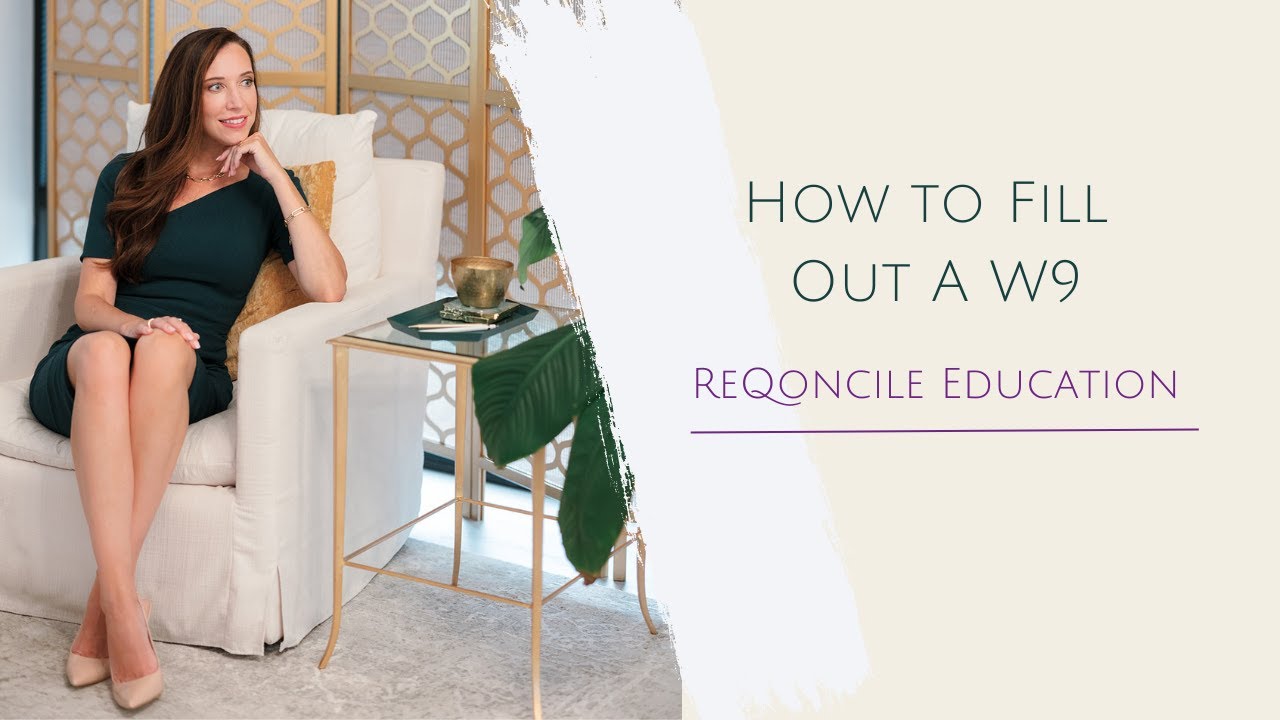 How to Fill Out a W9 - YouTube