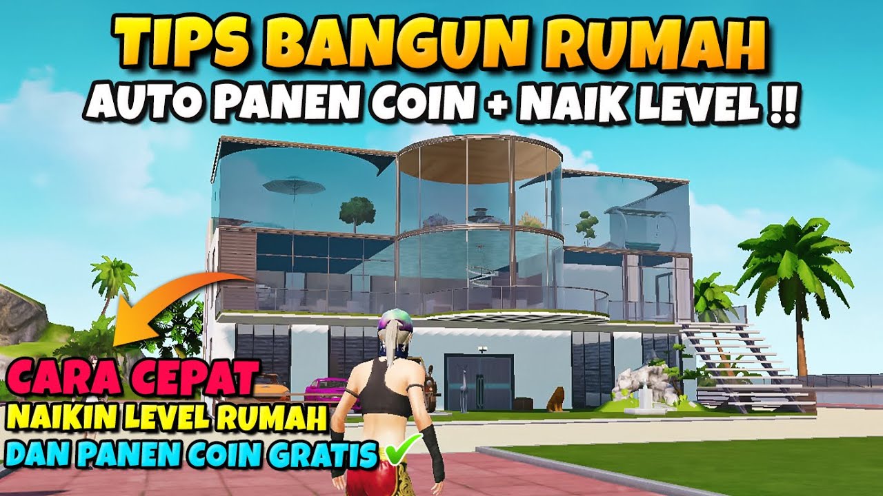 CARA MENAIKAN LEVEL RUMAH + CARA DAPAT KOIN RUMAH GRATIS | TUTORIAL ...