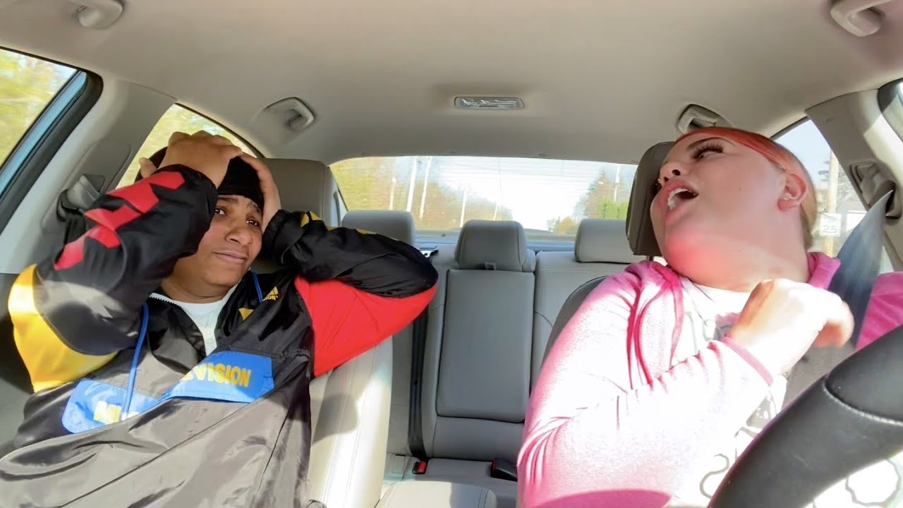 THROWING GIRLFRIEND PHONE OUT THE WINDOW CAUSE I THINK SHE CHEATING ...