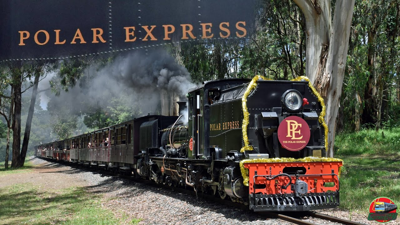 2021 Polar Express Special in the Dandenongs with NG129 | Summer Steam ...