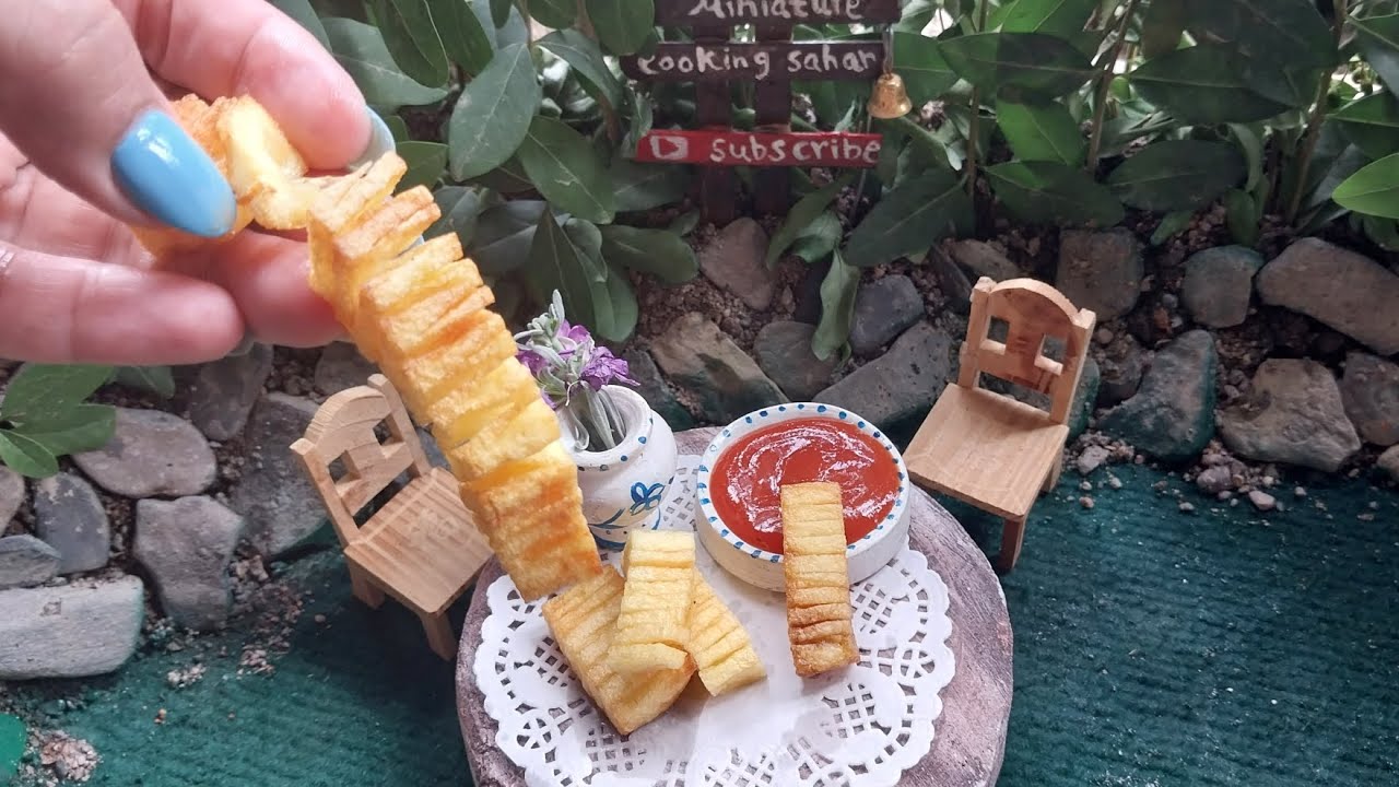 Amazing miniatur potato chip | in miniature cooking with the best ...