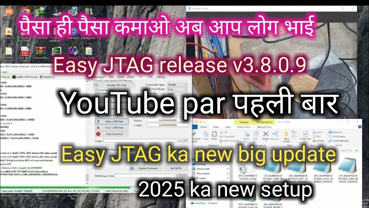 Easy jtag plus box blue light blink solution |Easy JTAG release v3.8.0.9 |easy JTAG isp pinout ...