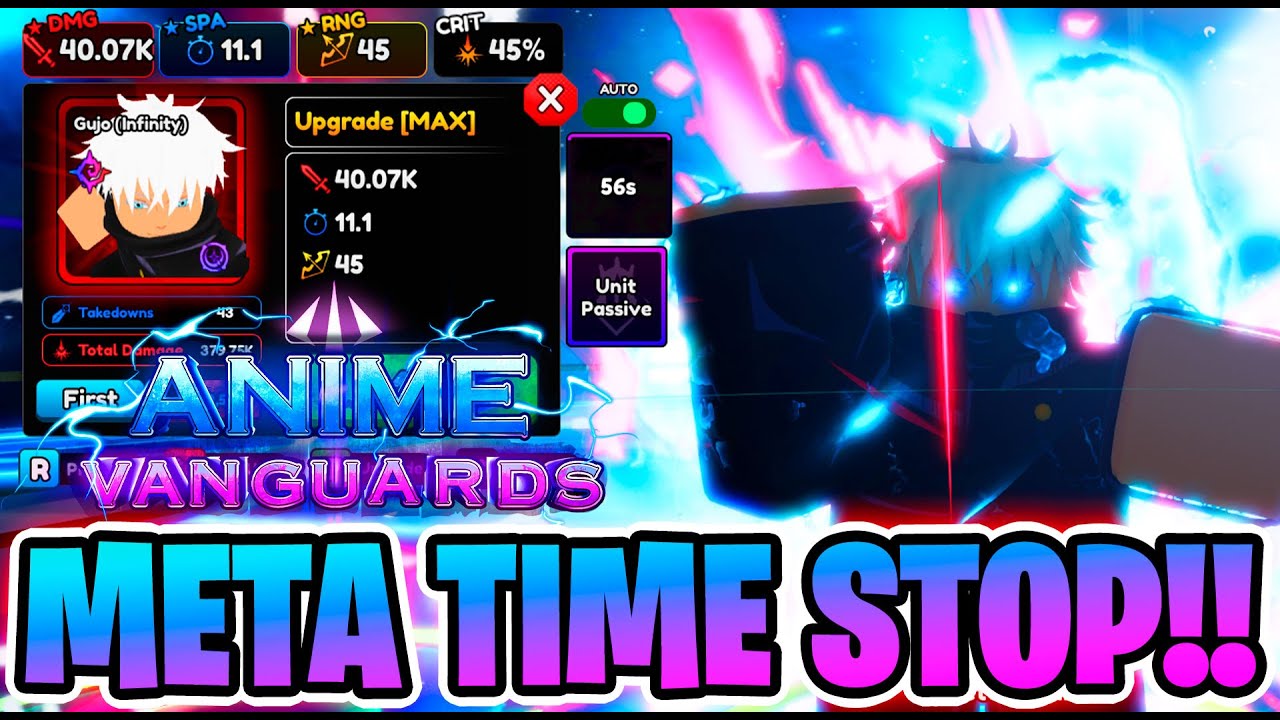 🟣 SECRET GOJO INFINITY SHOWCASE 🌌 ANIME VANGUARDS 🌌 #roblox - YouTube