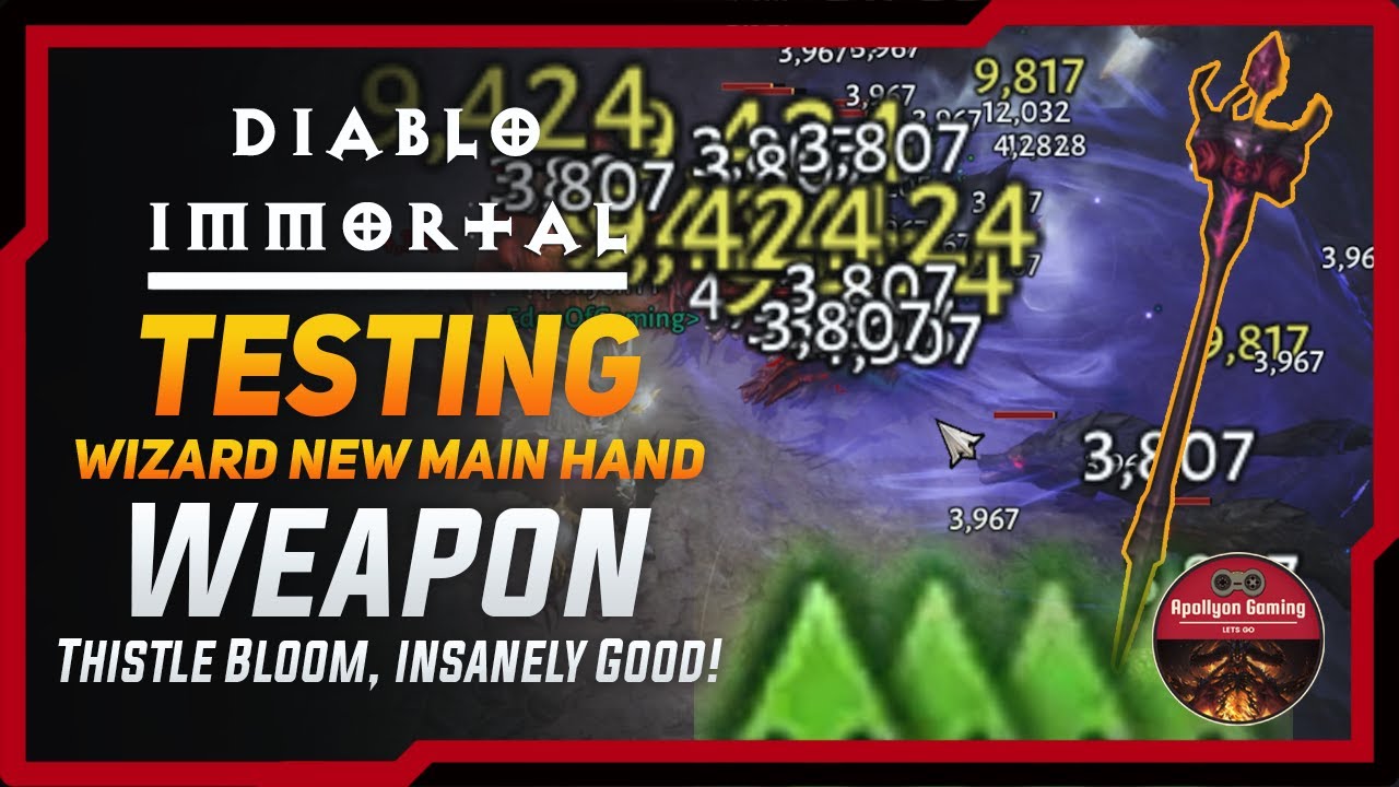 Wizard New Main Hand Weapon Is Insanely Powerful - Like NO JOKE ...