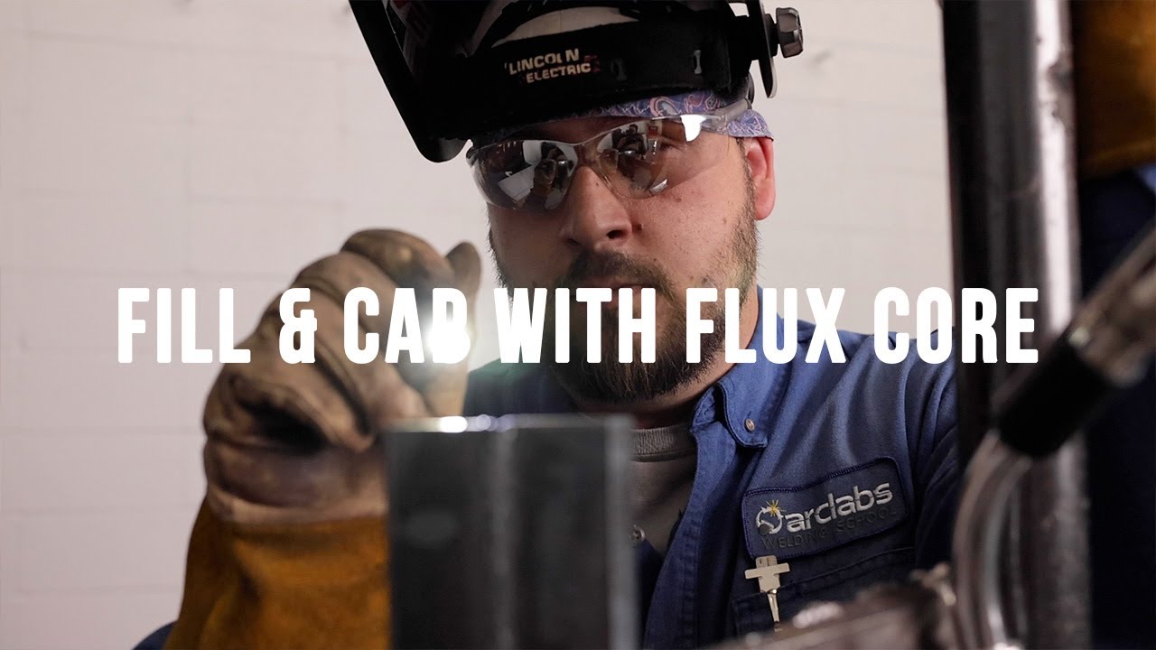 Fill & Cap With Flux Core - YouTube
