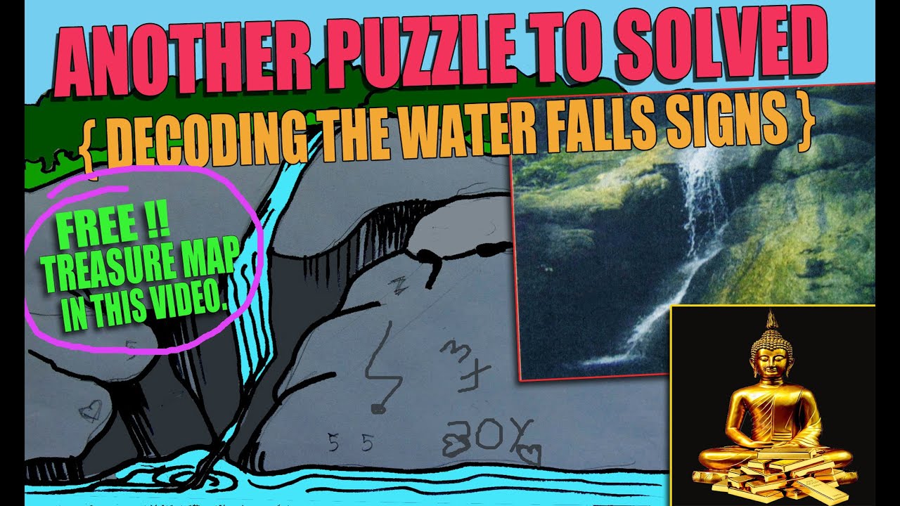 DECODING TREASURE IN THE WATER FALLS { WITH TREASURE MAP } - YouTube